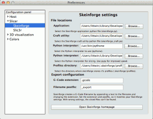 Slicer Panel - Repetier-Host Mac Documentation