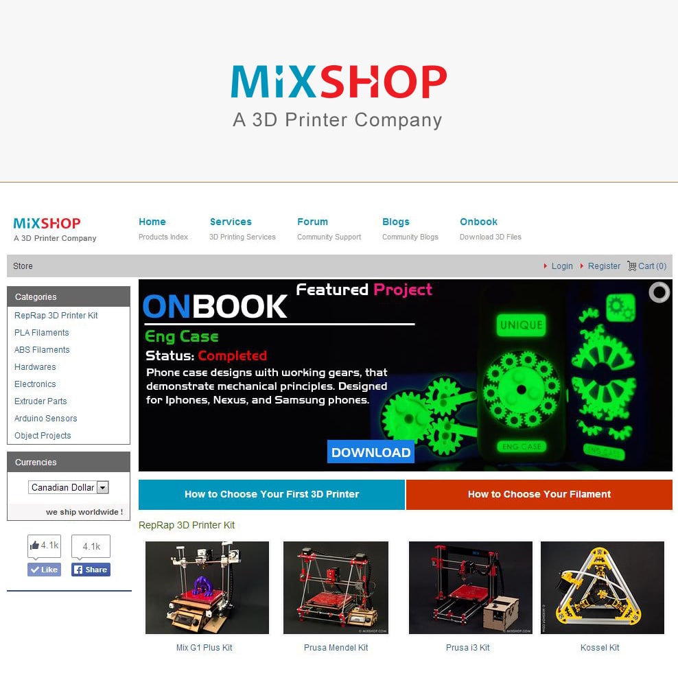 Mixshop 3D Printer - Repetier Software